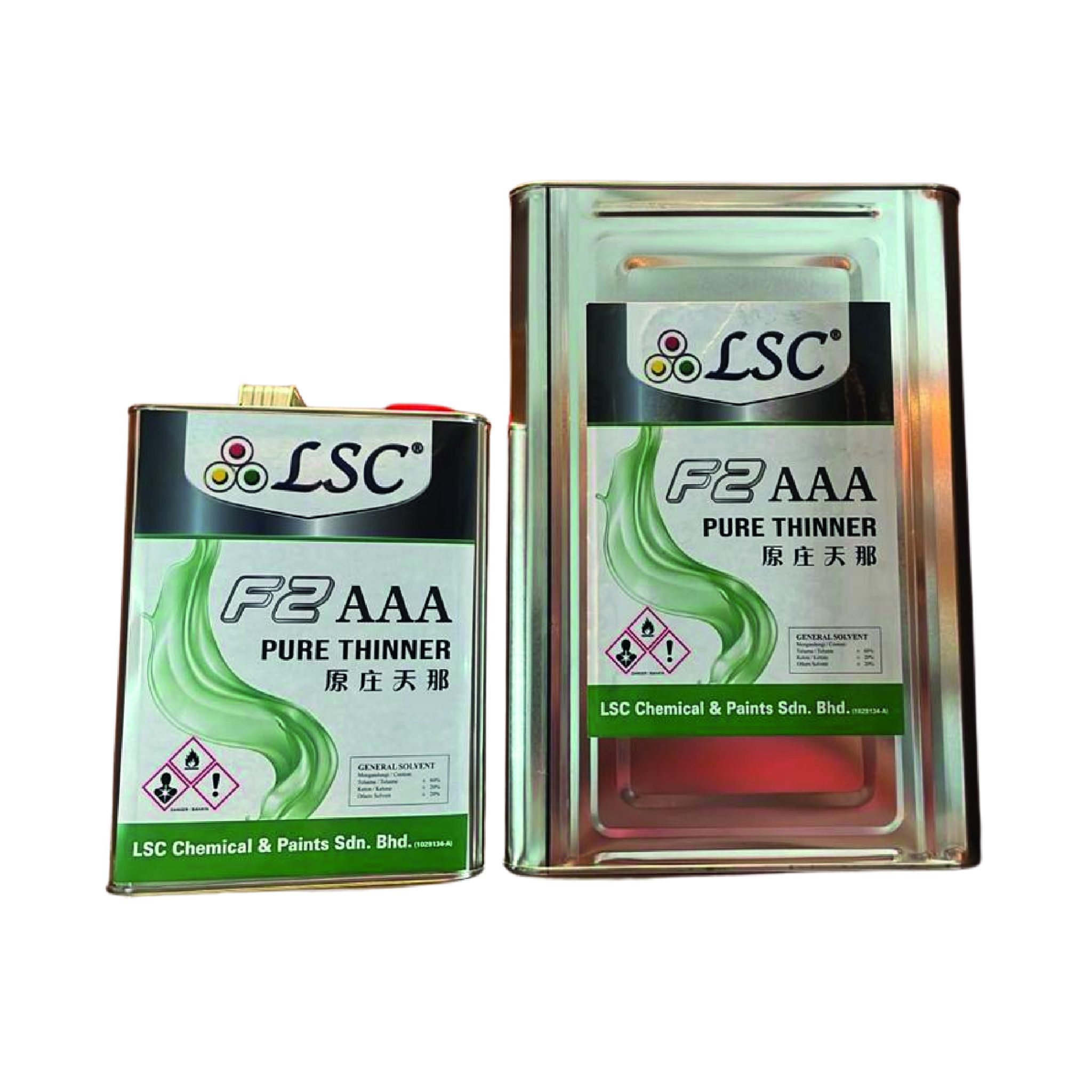 F2 AAA Pure Thinner – LSC Chemicals & Paints Sdn. Bhd.